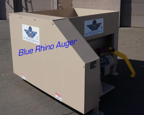 Auger Wood Compactors 20 HP | Blue Rhino Industries